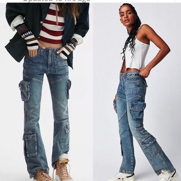 We The Free | Jeans | Free People Nwt Call Me Crazy Low Rise Flare ...